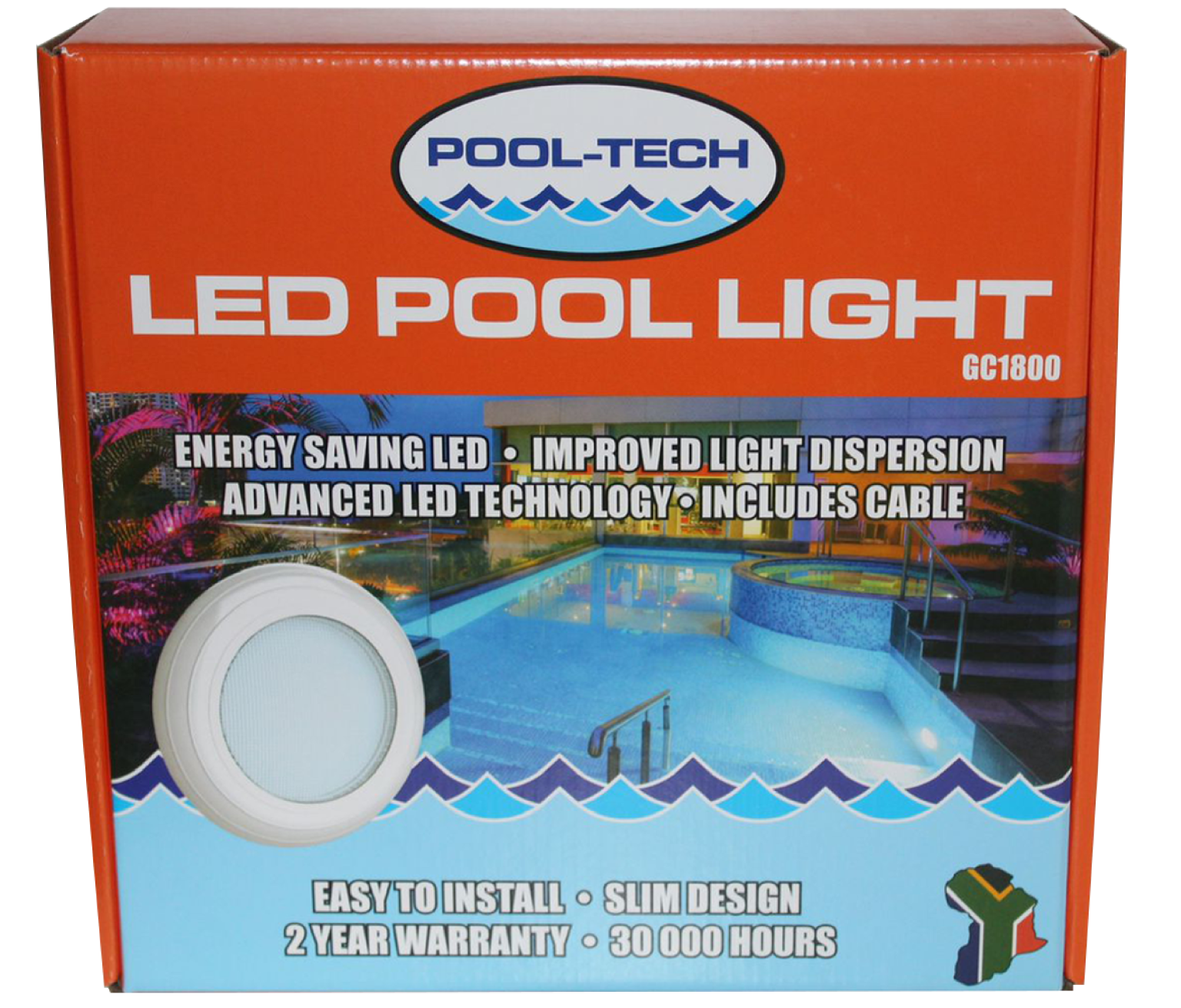 POOL LIGHT LED RETROFIT RGBW POOL TECH COLOUR CHANGING - PPS Online